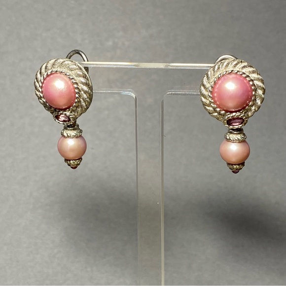 Judith Ripka | Jewelry | Judith Ripka Sterling Silver Mabe Pink Pearl ...